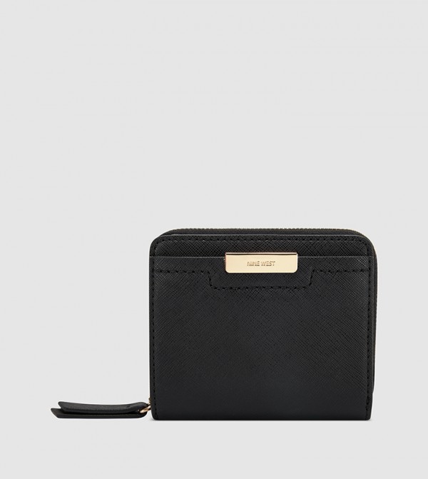 Buy Nine West Kennedy Sml Zip Around Wallet In Black | 6thStreet Oman