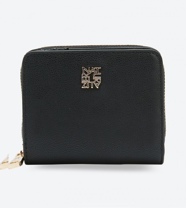 Buy Naturalizer Carol Zip Around Magnetic Snap Closure Wallet Black In ...