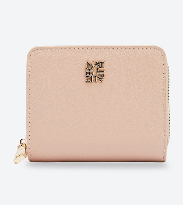 Buy Naturalizer Carol Zip Around Magnetic Snap Closure Wallet Pink In ...