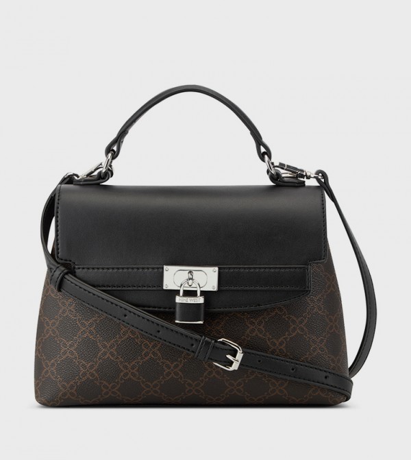 Buy Nine West JOSEY Patterned Top Handle Bag In Brown | 6thStreet Bahrain