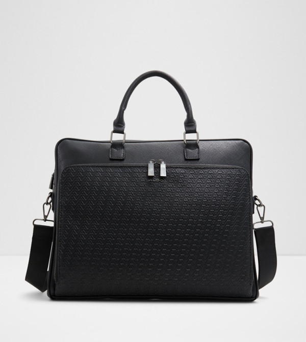 Buy Aldo ONIAMOND Monogram Patterned Laptop Bag In Black | 6thstreet UAE