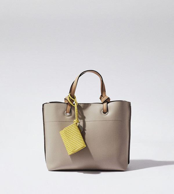 Buy Parfois Zippered Tote Bag With Coin Purse In Brown | 6thStreet UAE