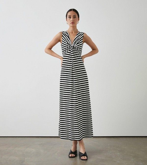 Buy Principles Striped Twist Front Maxi Dress In Multiple Colors ...