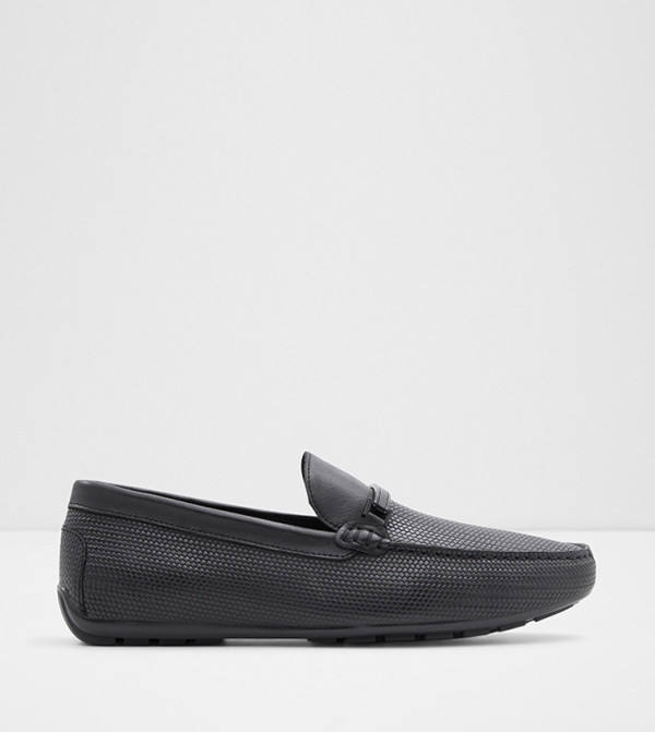 Buy Aldo Perez Metal Accent Moccasins Flex Collections In Black ...