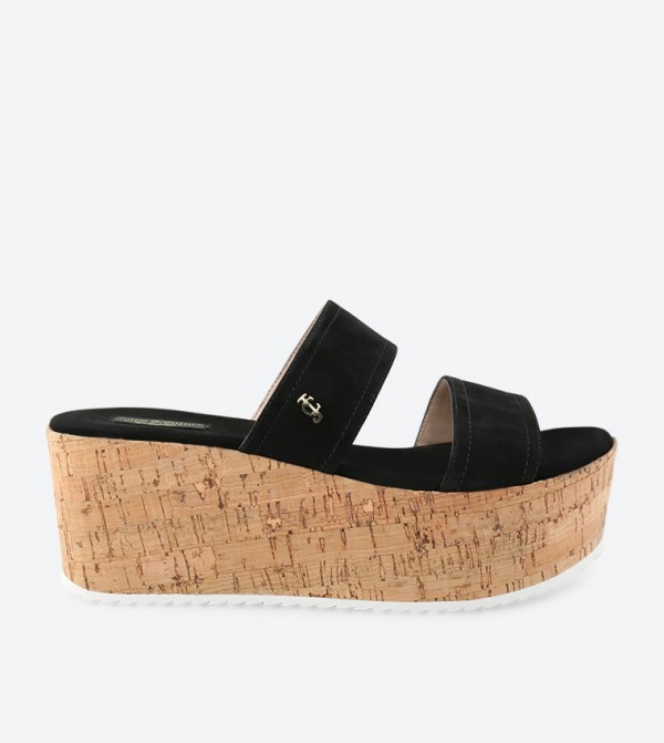 Buy Juicy Couture Jannne Wedges Black In Black | 6thStreet UAE