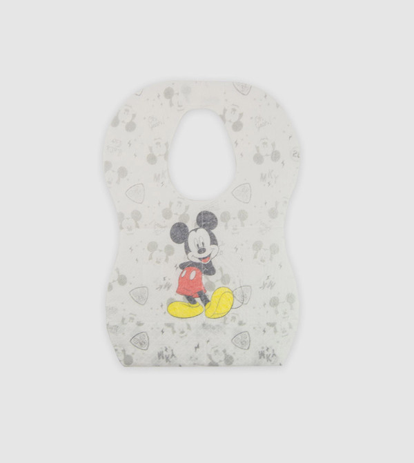 Buy Disney Disney Mickey Mouse Disposable Baby Bibs Pack Of 8 In Beige ...