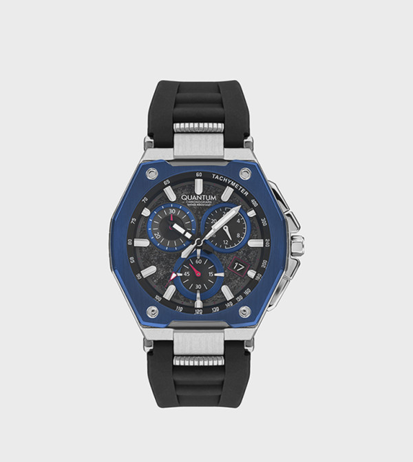 Buy Quantum Tonneau Dial Analog Watch In Black | 6thstreet Qatar
