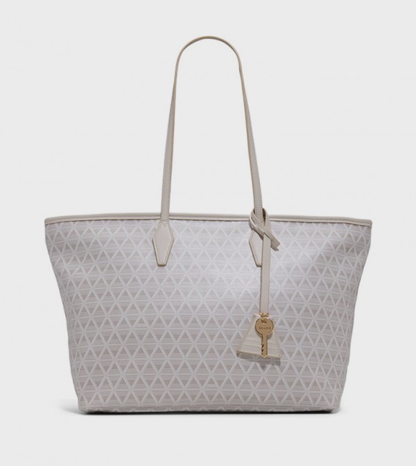 Buy Aldo RALIA Logo Patterned Tote Bag In Beige | 6thStreet UAE