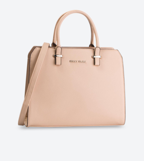 Buy Jenny Fairy @ CCC Metal Brand Name Embellished Tote Bag Beige ...