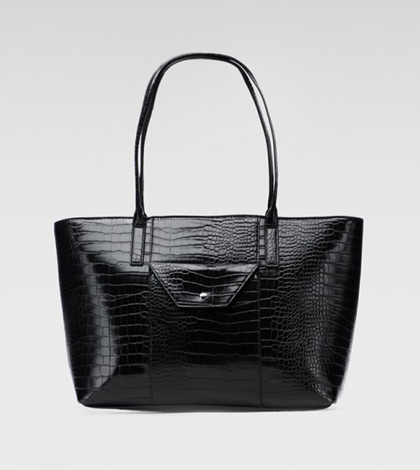 Buy Jenny Fairy @ CCC Textured Tote Bag In Black | 6thStreet Saudi Arabia