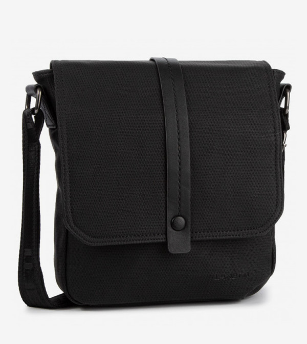 Buy Lanetti @ CCC Zip Closure Messenger Bags Black In Black | 6thStreet ...