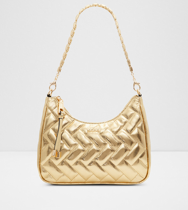 Buy Aldo ROLLY Quilted Shoulder Bag In Gold | 6thStreet Qatar