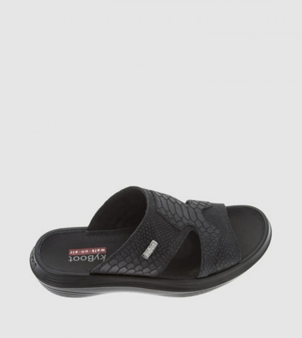 Buy Kybun KFM4190 Shahin Traditional Sandals In Black | 6thStreet Kuwait