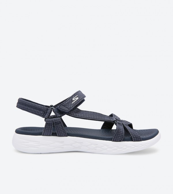Buy Skechers On The Go 600 Brilliancy Sandals Navy In Navy | 6thStreet ...