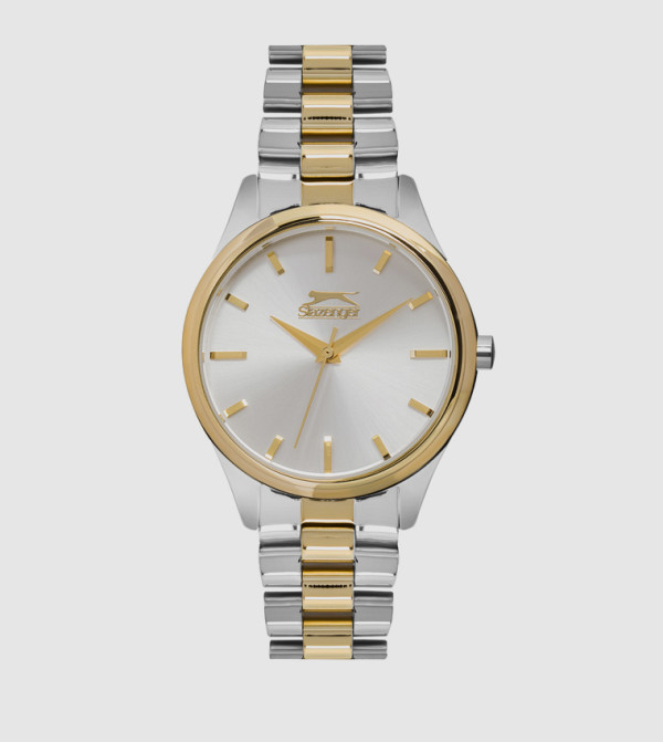 Buy Slazenger White Dial Quartz Watch In Silver | 6thStreet UAE