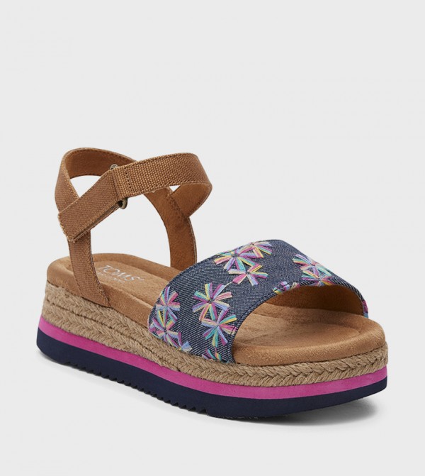 Buy Toms DIANA Open Toe Sandals In Navy | 6thStreet UAE