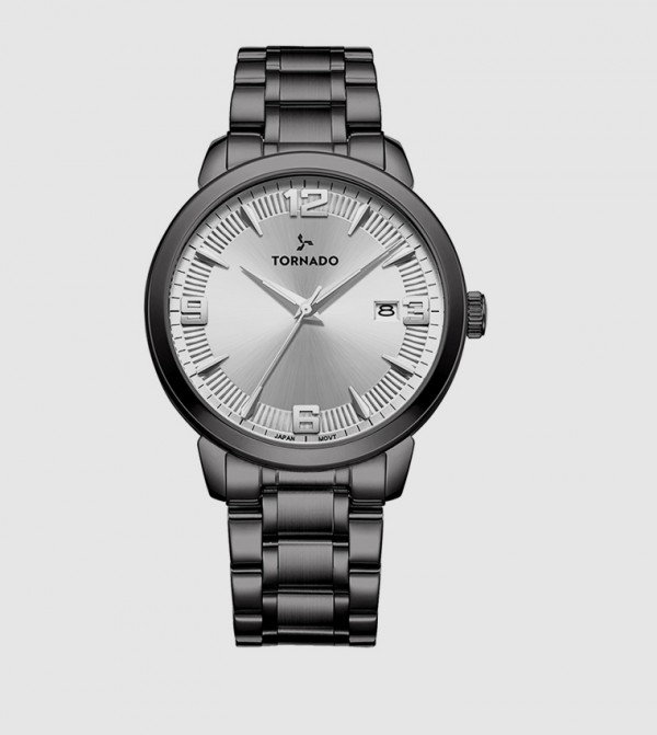 Buy Tornado Sunray White Dial Analog Watch In GUN METAL | 6thStreet Kuwait