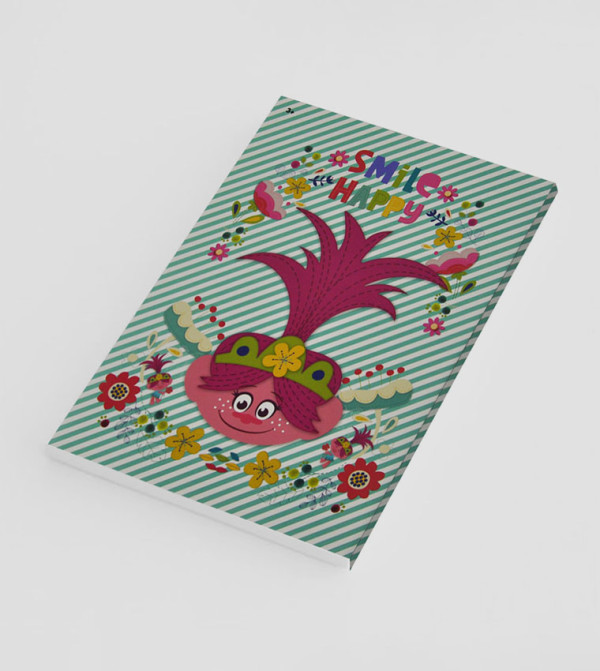 Buy Universal Trolls Notebook A4 Arb In Blue | 6thStreet UAE