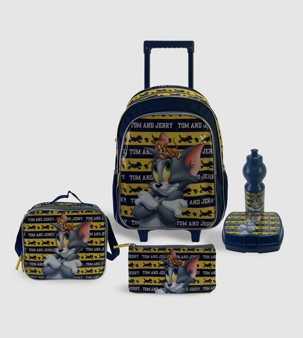 Buy Warner Bros Tom&Jerry The Chase Is On 16" 5In1 Trolley Box Set In ...