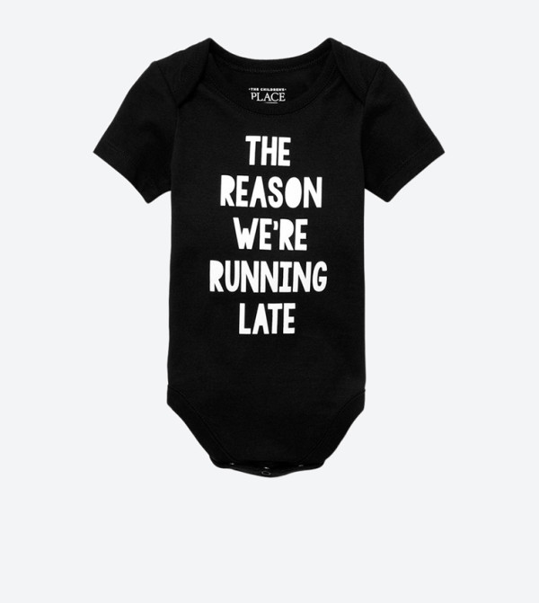 Buy The Children's Place The Reason We're Running Late Graphic Baby ...