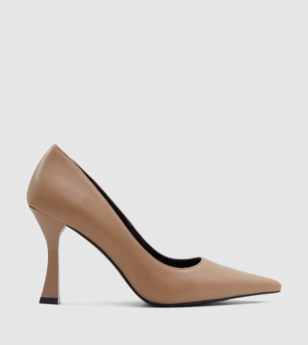 Buy Call It Spring TENACITY French Heel Pointed Toe Pumps In Beige ...