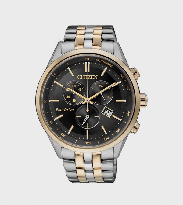 Buy Citizen ECO DRIVE CHRONOGRAPH Black Dial Analog Watch In Black ...