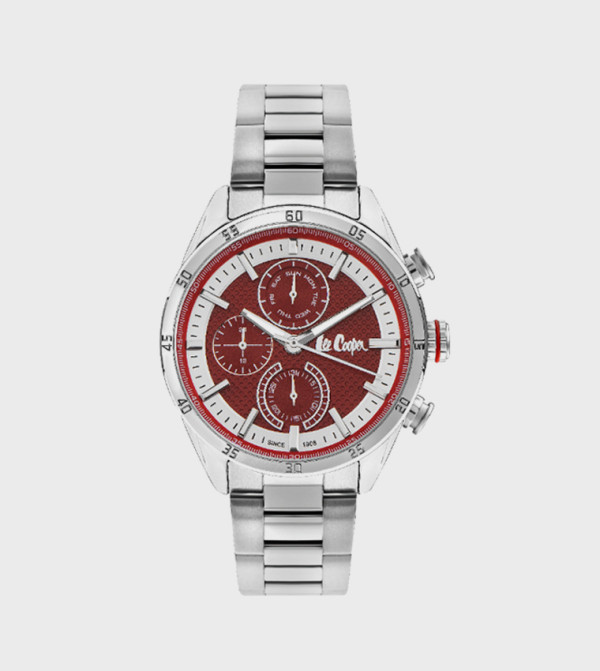 Buy Lee Cooper Red Dial Multifunction Watch In Red | 6thStreet UAE