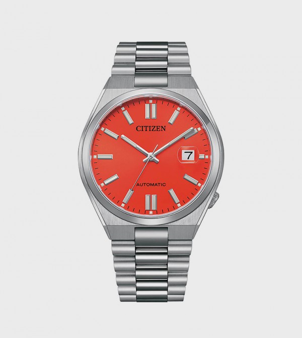 Buy Citizen MECHANICAL Red Dial Analog Watch In Red | 6thStreet UAE