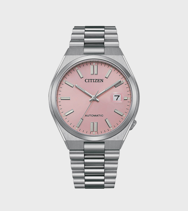 Buy Citizen MECHANICAL Pink Dial Analog Watch In Pink | 6thStreet Qatar