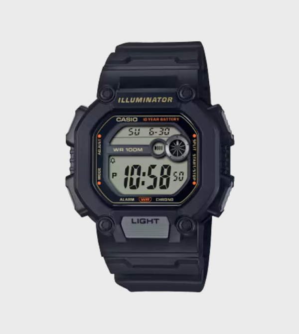 Buy Casio Black Dial Digital Watch In Black | 6thStreet Kuwait