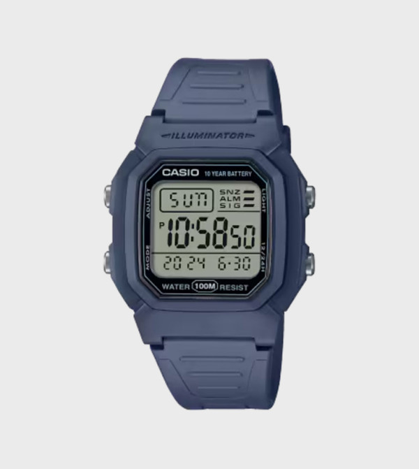 Buy Casio Blue Dial Digital Watch In Blue | 6thStreet UAE