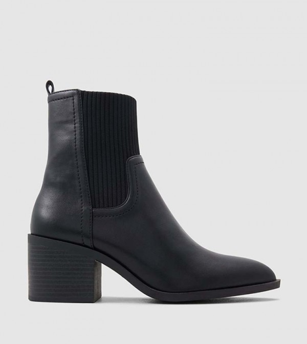 Buy Call It Spring THERONN Low Top Block Heel Pointed Toe Boots In ...