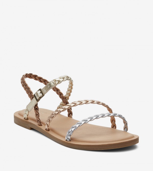 Buy Toms KIRA Open Toe Flat Sandals In Multiple Colors | 6thStreet ...