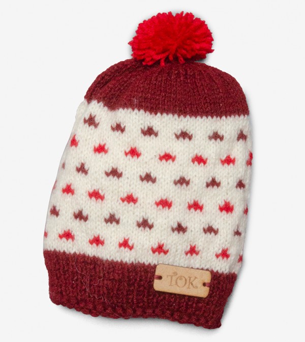 Buy The Original Knit Sweater With Cap And Booties Red In Red ...