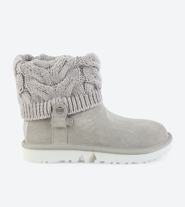Buy Ugg Saela Grey Boots In Grey | 6thStreet Qatar