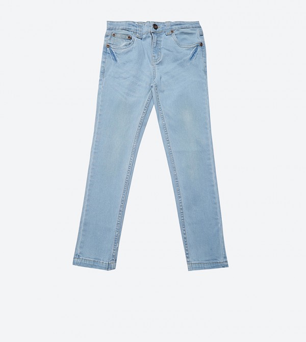 Buy Adams Kids 5 Pockets Casual Jeans Light Blue W17KBDNM01 In Blue ...