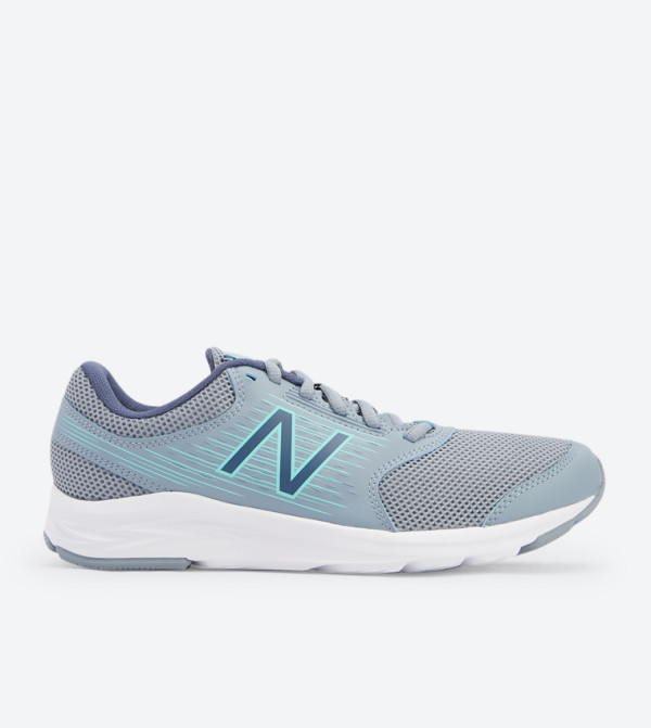 Buy New Balance Low Top Round Toe Lace Up Sneakers Grey In Grey ...