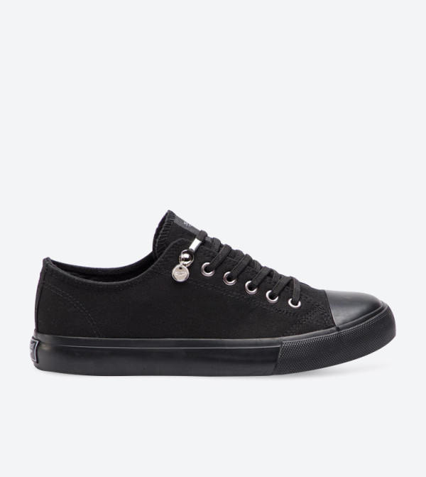 Buy Sprandi @ CCC Cap Toe Logo Detail Lace Up Sneakers Black WP40 8903Z ...