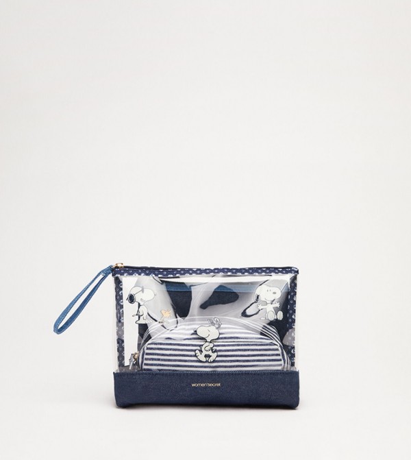 Buy Women’secret Snoopy Happy Vanity Pack Set In DARK DENIM | 6thStreet ...