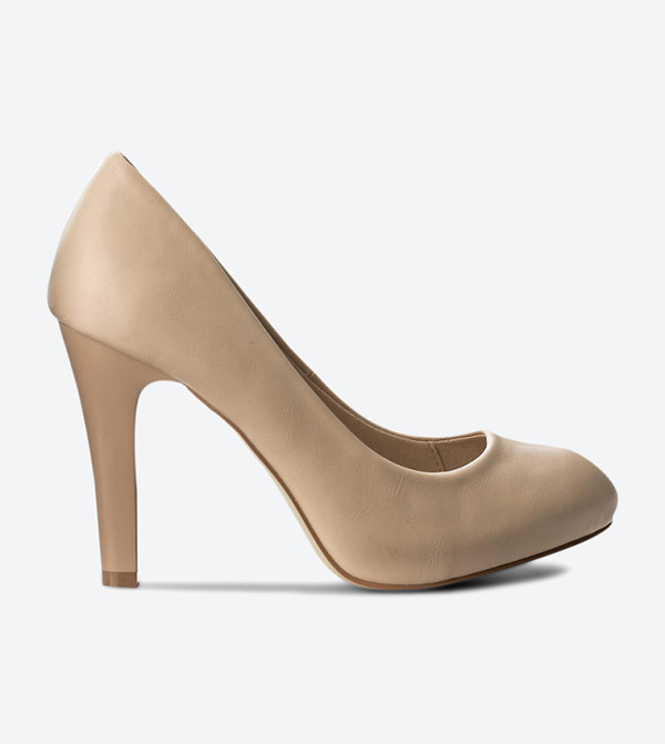 Buy Jenny Fairy @ CCC High Heel Round Toe Pumps Beige In Beige ...
