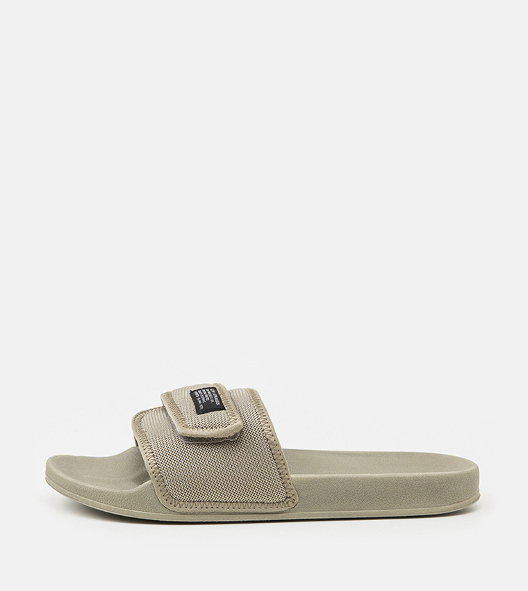 Buy Levi's June Binder Slides In Taupe | 6thStreet UAE