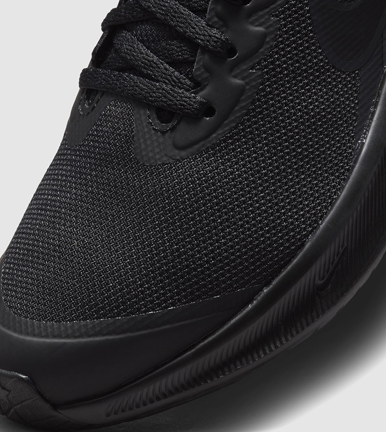 Buy Nike Star Runner 3GS Logo Detailed Running Shoes In Black ...