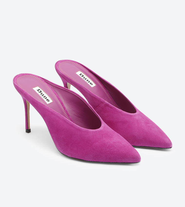 Buy Dune London High Vamp Open Court Mules Pink DAELYN DI In Pink ...