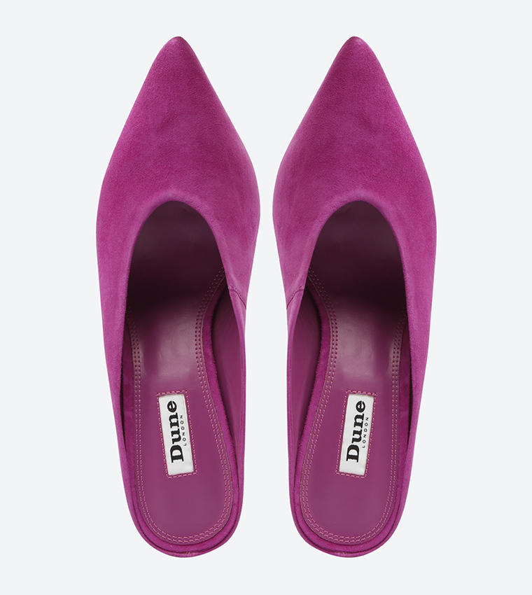 Buy Dune London High Vamp Open Court Mules Pink DAELYN DI In Pink ...