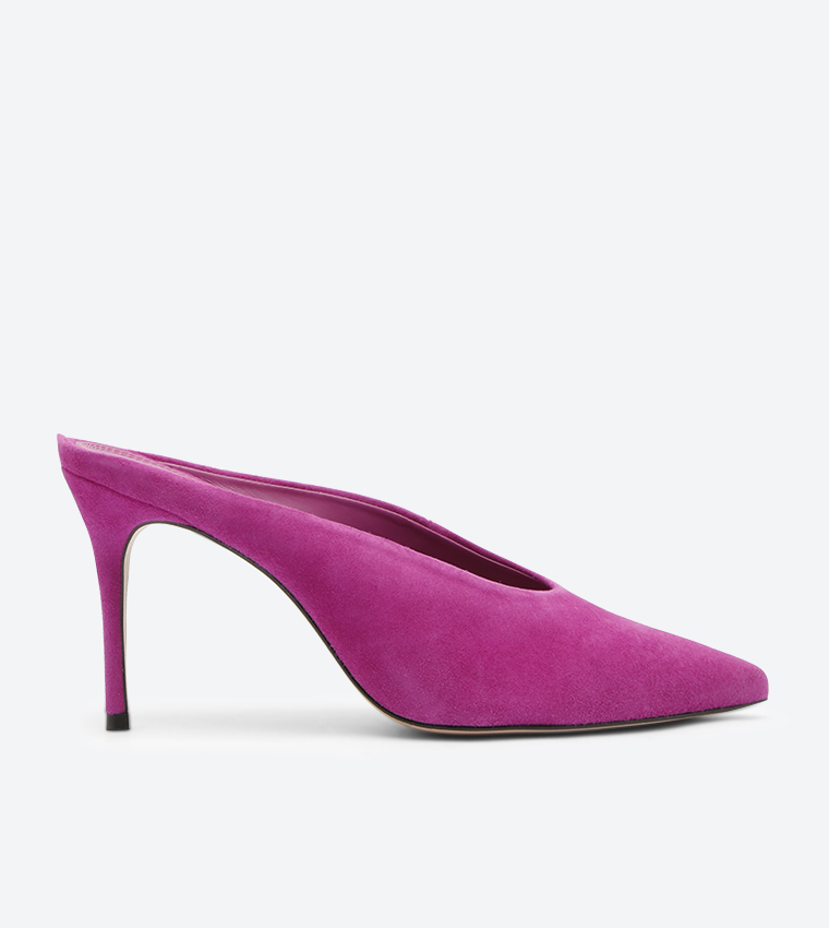 Buy Dune London High Vamp Open Court Mules Pink DAELYN DI In Pink ...