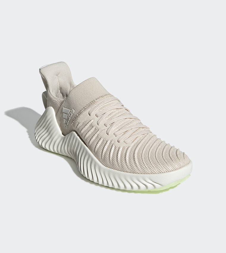 Buy Adidas Alphabounce Ex Trainer Shoes White In White | 6thstreet Qatar