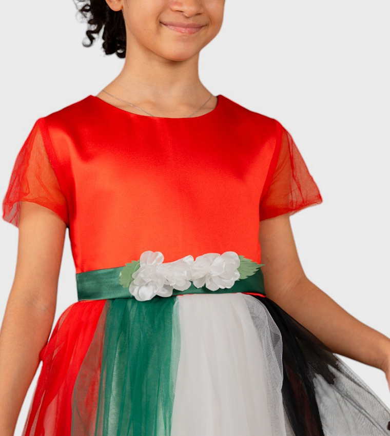 Buy Ddaniela UAE National Day Amara Dress Collection In Multiple Colors ...