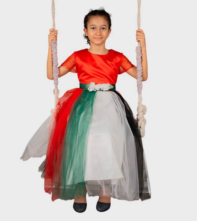 Buy Ddaniela UAE National Day Amara Dress Collection In Multiple Colors ...