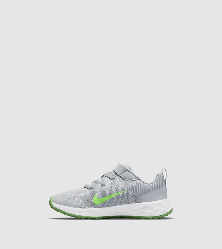 Buy Nike Revolution 6 Velcro Strap Running Shoes In Grey 6thstreet Uae