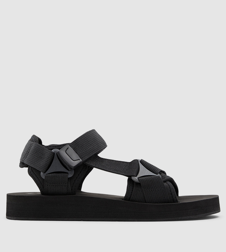 Buy Call It Spring Delta Casual Sandals In Black | 6thStreet UAE